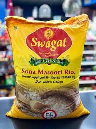 SWAGAT SONA MASOORI RICE 20 LB – Indopantry